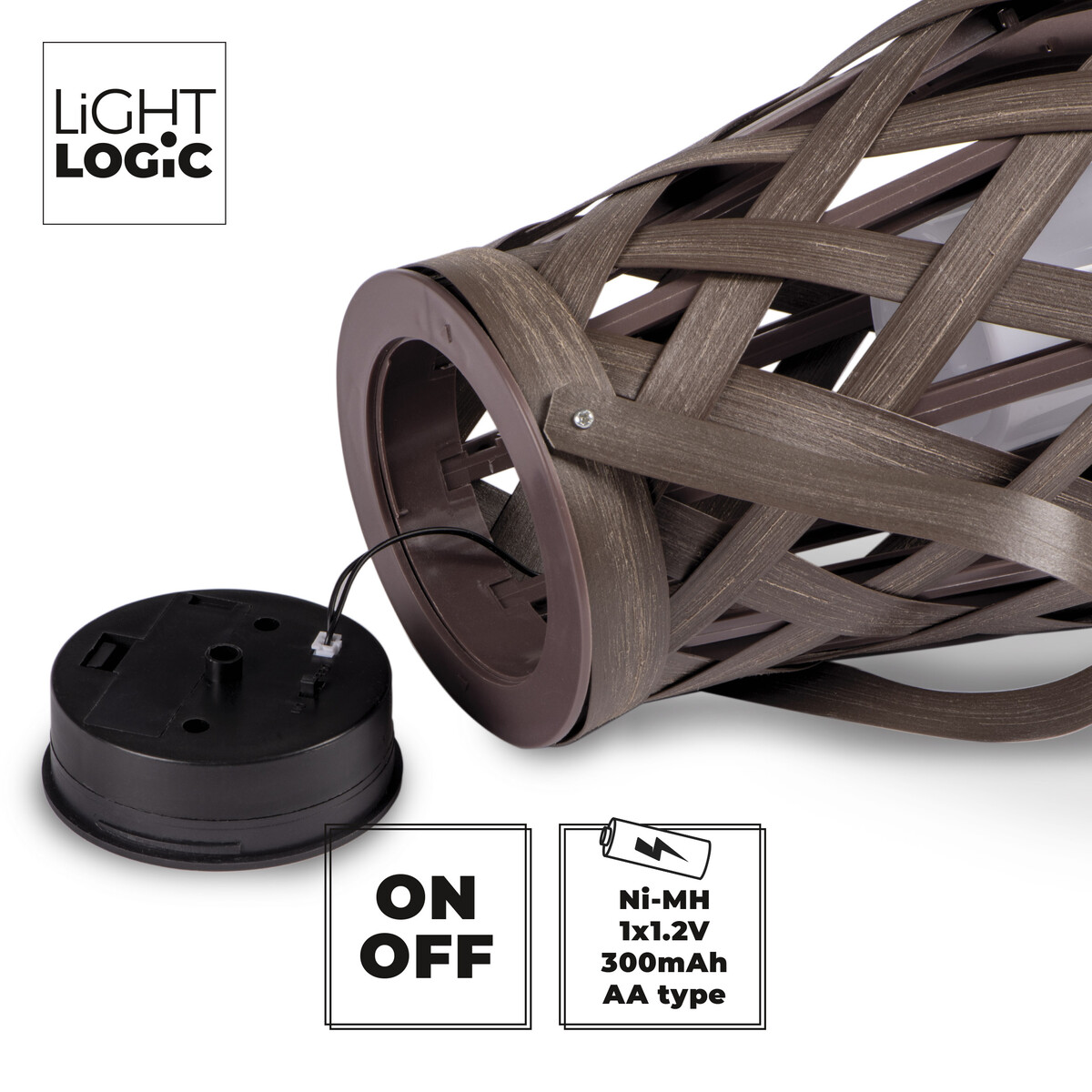 Latarnia solarna ratanowa LED lampka lampion LIGHTLOGIC LL SLR LED LAN H BR - Inna marka | Sklep ...