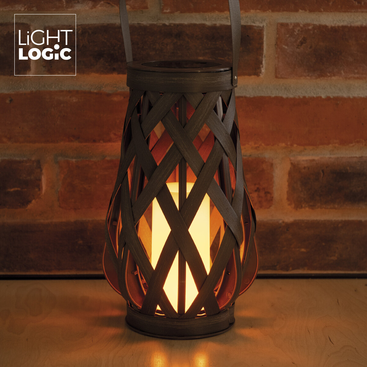 Latarnia solarna ratanowa LED lampka lampion LIGHTLOGIC LL SLR LED LAN H BR - Inna marka | Sklep ...